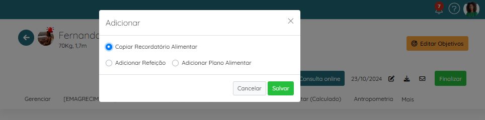 Como fazer um Recordatório Alimentar 24 horas